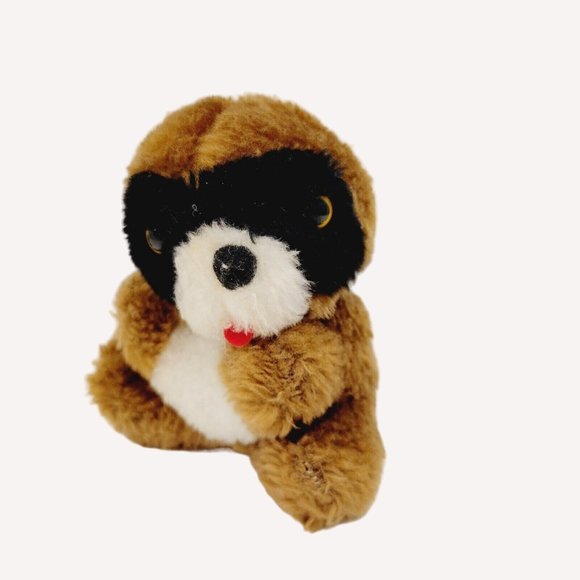 Gund | Toys | Rare Vintage Gund Mini Luv Me Brown Raccoon Plush | Poshmark